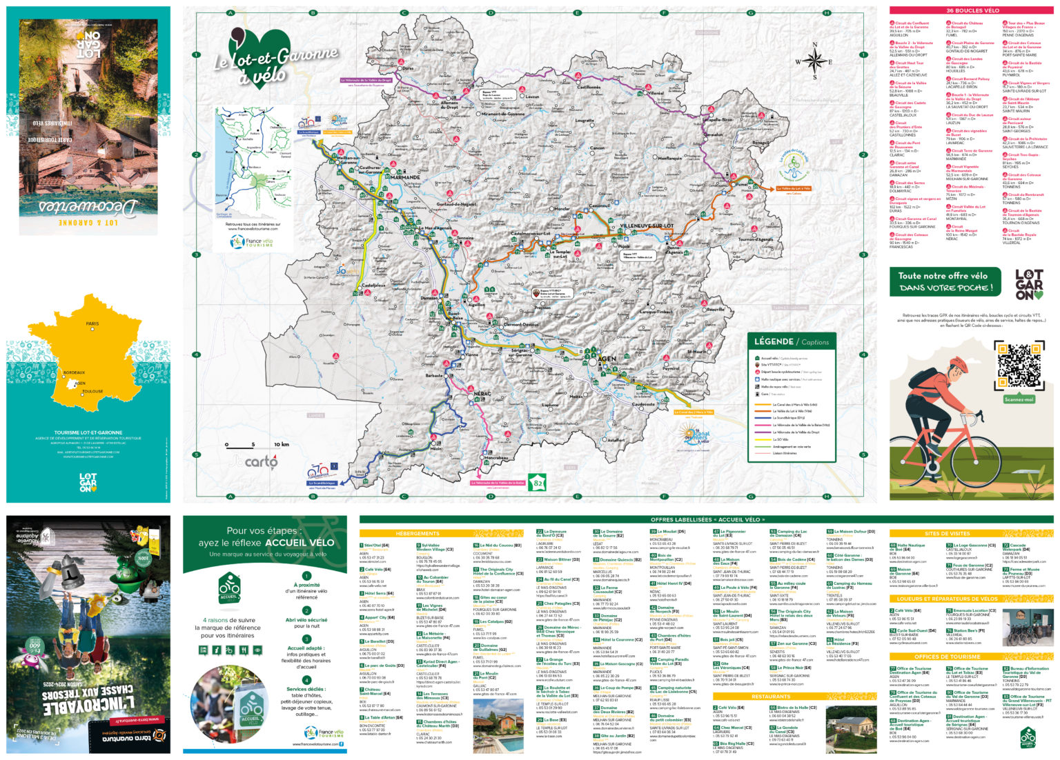 Carte touristique et vélo - Espace PRO